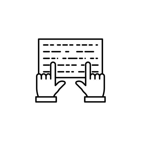 Typing With Hands Vector Icon 22765593 Vector Art At Vecteezy
