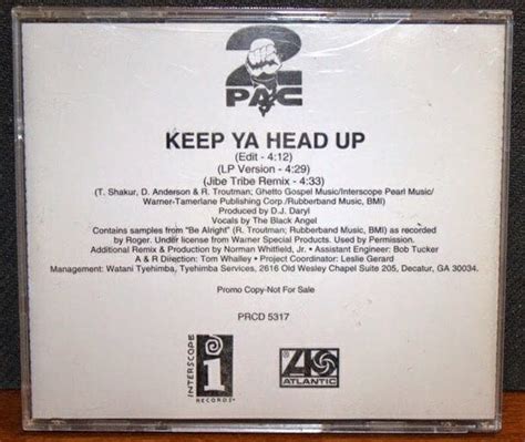 2pac Keep Ya Head Up Single Promo 1993