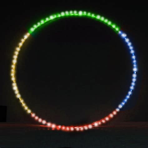 Zeekio Led Hula Hoop Multi Color Rechargeable Remote Control