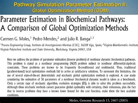 Lecture 6 Determination Of Pathway Parameters Y Z Ppt Download