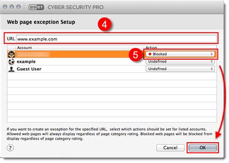 KB Block A Website Using Parental Control In ESET Cyber Security Pro