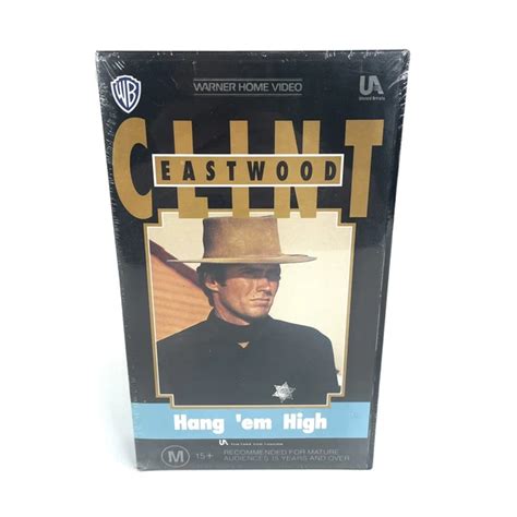 Clint Eastwood Hang ‘em High Sealed Vhs Video Tape Rare Alternative