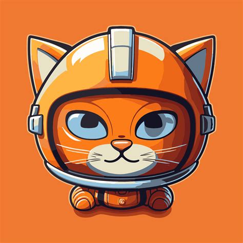 Cute Space Cat Vector Illustration 22976262 Vector Art At Vecteezy