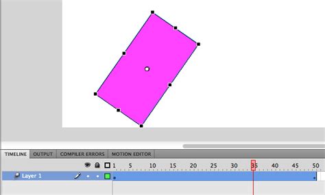 Actionscript 3 Flash Cs5 Rotation Animation Stack Overflow