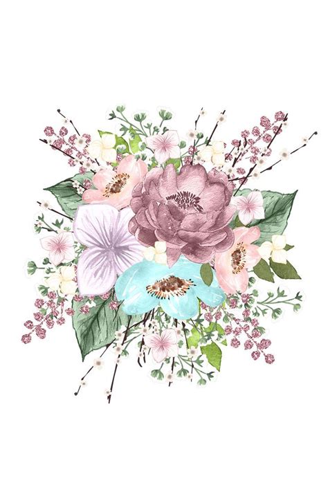 Easter flowers. Пасхальные цветы. PNG. | Винтажные цветы, Цветы ...