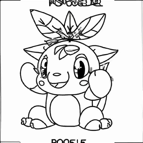 Desenhar Bonsly 7 Passos Simples Para Imprimir E Colorir