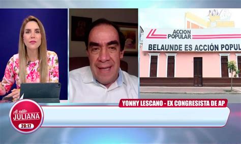 Yonhy Lescano Culpa A Dirigencia De Ap Por Derrota En Elecciones Estuvo A Cargo De Designar A