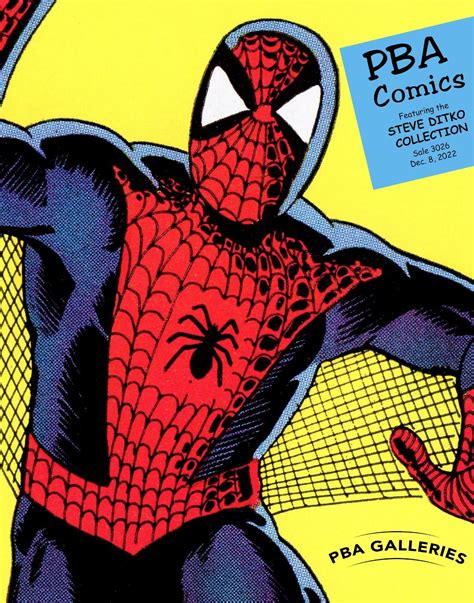 Steve Ditkos Personal Spider Man Collection Pba Auction 12 8 22