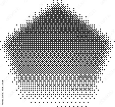 Bitmap Pixel Arcade Game Effect Hexagon Y2k Halftone Shape Dither Aesthetic Gradient Pentagon
