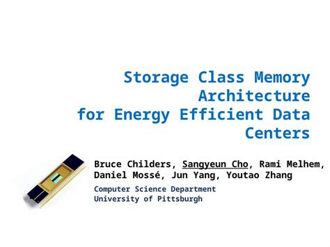 pptx storage class memory architecture for energy efficient data