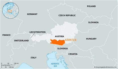 Karnten Austria Landscape History And Map Britannica