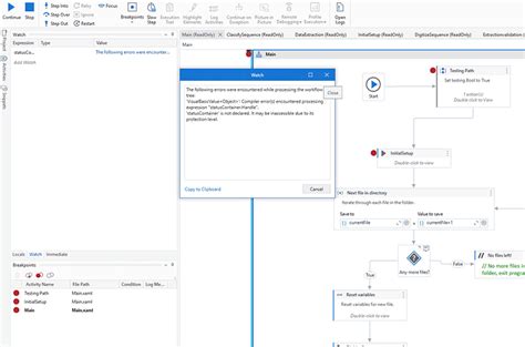 Unable To Resolve Object Reference Error At Startup Studio Uipath