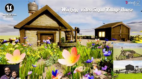 unreal engine my small village house working video 3d moding and