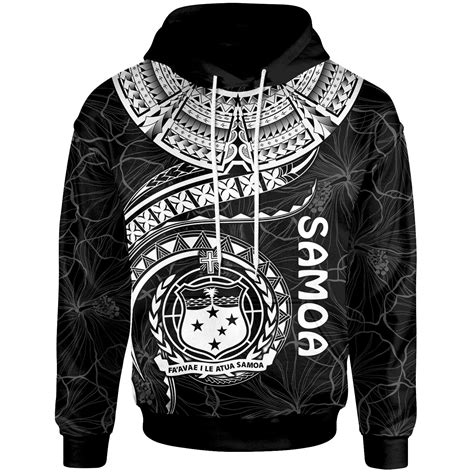 Polynesian Pride Polynesian Samoa Hoodie Samoan Waves White Shop