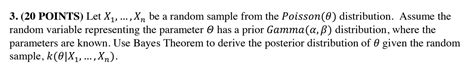 Solved POINTS Let X Xn Be A Random Sample From Chegg