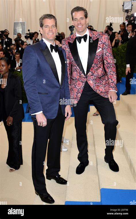Cameron Winklevoss And Tyler Winklevoss Attending The Metropolitan Museum Of Art Costume