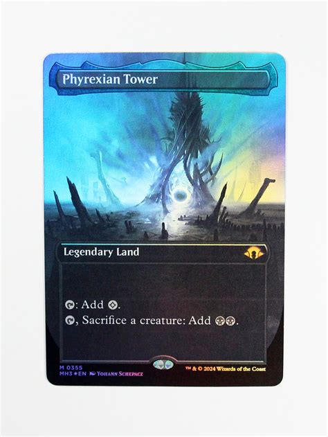 Phyrexian Tower 355 Foil From Modern Horizons 3 Mh3 Mtg Proxy
