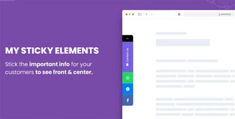 My Sticky Elements Wordpress Plugin 207 Gplplus