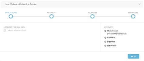Creating A Malware Detection Profile Netskope Knowledge Portal