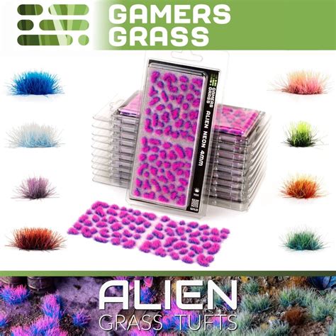 Gamers Grass Alien Tufts Basing And Diorama Sci Fi And Fantasy Tuft