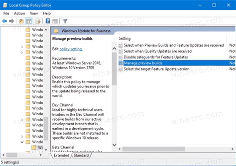 Disable Windows Insider Program Settings In Windows