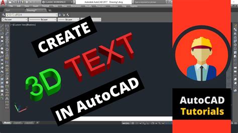 Create D TEXT In AutoCAD Hindi AutoCAD D Tutorials YouTube