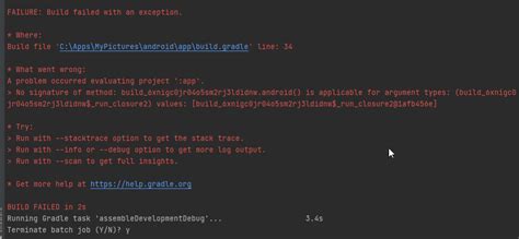 Used Template Build Failed With An Exception Issue SimpleBoilerplates Flutter GitHub