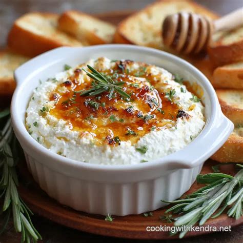 Ricotta Dip With Hot Honey Easy 15 Minute Cooking With Kendra