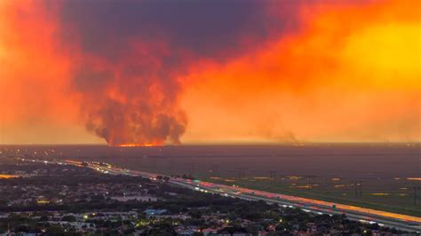How The Massive Everglades Fire Affected Air Quality Over South Florida