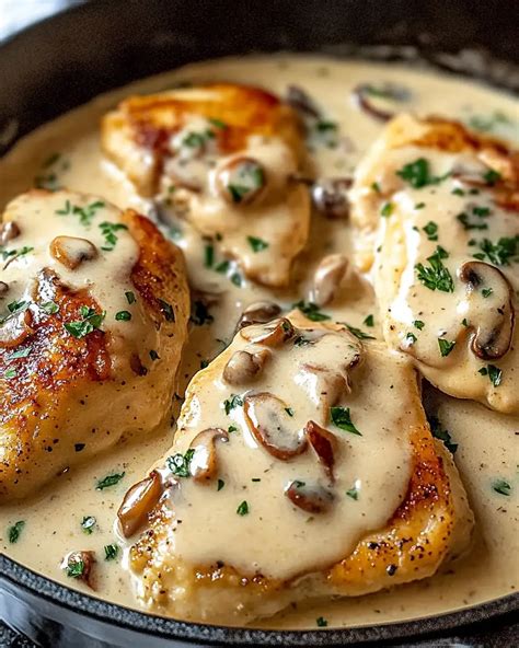 Smothered Chicken With Creamy Mushroom Sauce Unleash Flavor
