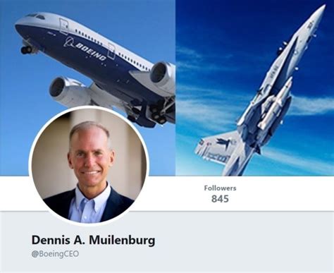 Boeingceo Dennis Muilenburg Revs Up For Twitter Takeoff