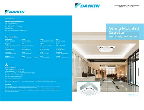 Daikin Ceiling Cassette Fan Coil Unit At ₹ 37990piece Indore Id 2854532926530