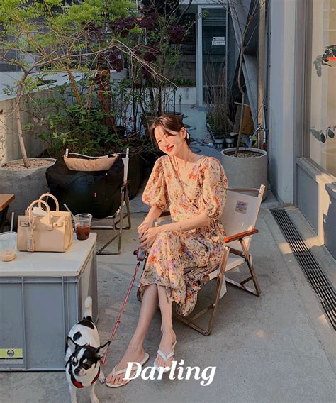 달트 MADE 선셋 로맨틱 랩 원피스 러블리 롱원피스 휴양지룩 데일리 데이트룩