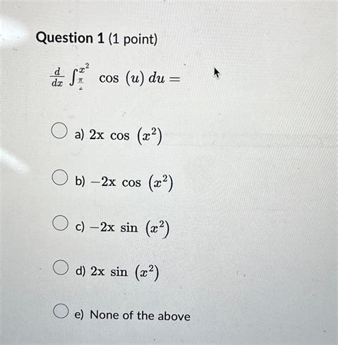 Solved Question 1 1