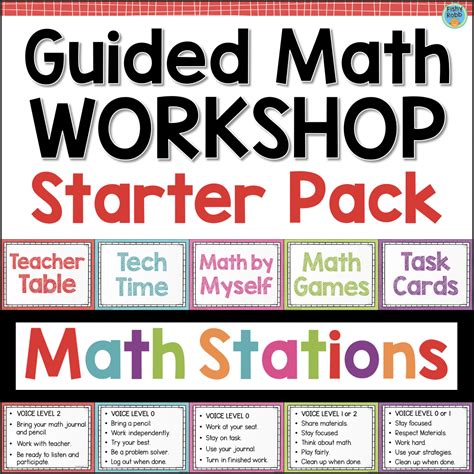 Guided Math Workshop Set Up Pack Made By Teachers Guided Math