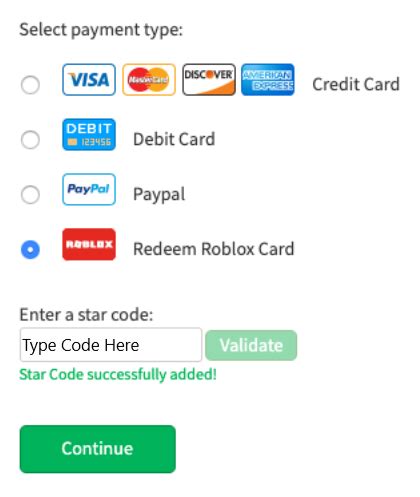 Roblox Star Code Roblox Support