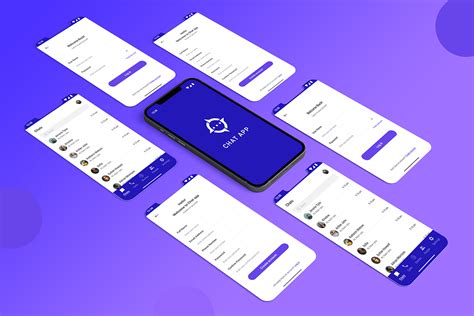 Chat App UI Design Behance