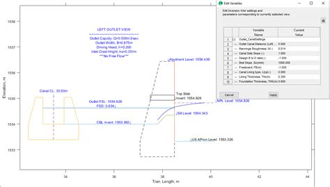 Diversion Weir Design ICADdocs Online