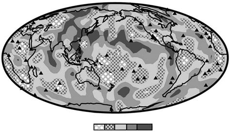 Vertical Section Of Anomalies Of P Wave Velocities Along The