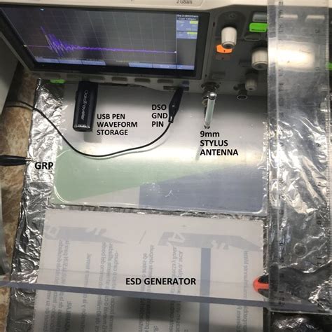 Detailed Front View Of The Esd Generator Download Scientific Diagram
