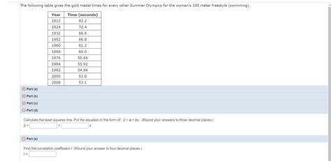 Solved Part A Part B Part C Part D Calculate The Solved Part A Part B Part C Part D Calculate The