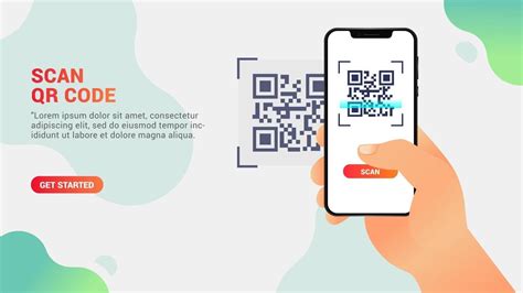 Download Scan qr code mobile phone scanning a qr code for free Broschüre