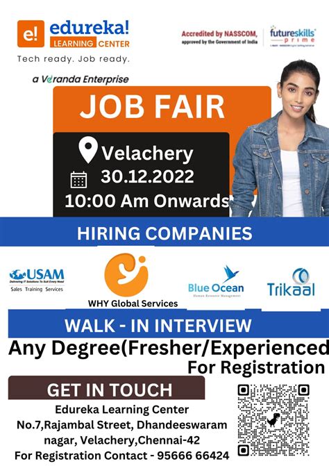 Edureka Learning Center Velachery On Linkedin Job Placement Edureka Learning Training
