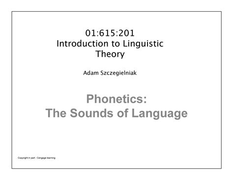 Phonology Notes On Morphology I Morphemes And Typology Ling 101