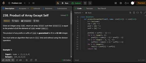 Mastering Leetcode With Blind 75 Product Of Array Except Self Sarah