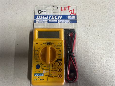 Lot 26 Digitech Multimeter Auctionsplus