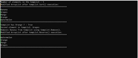 Working With Arraylist In C Usage And Examples