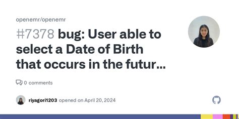 Allows User To Select Date Of Birth In The Future · Issue 7378
