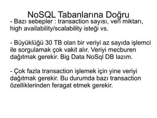 veri tabanları sql vs nosql PDF