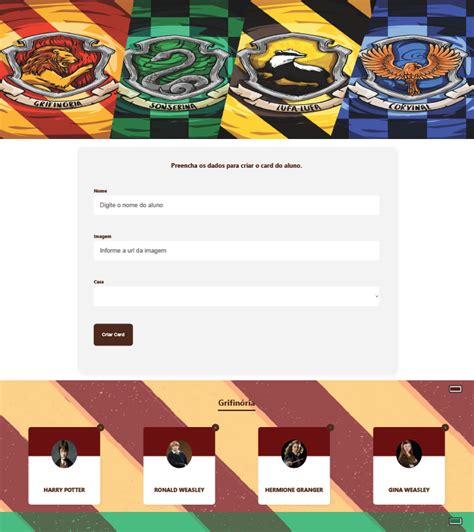 GitHub Jennifermedeiross Hogwarts Houses